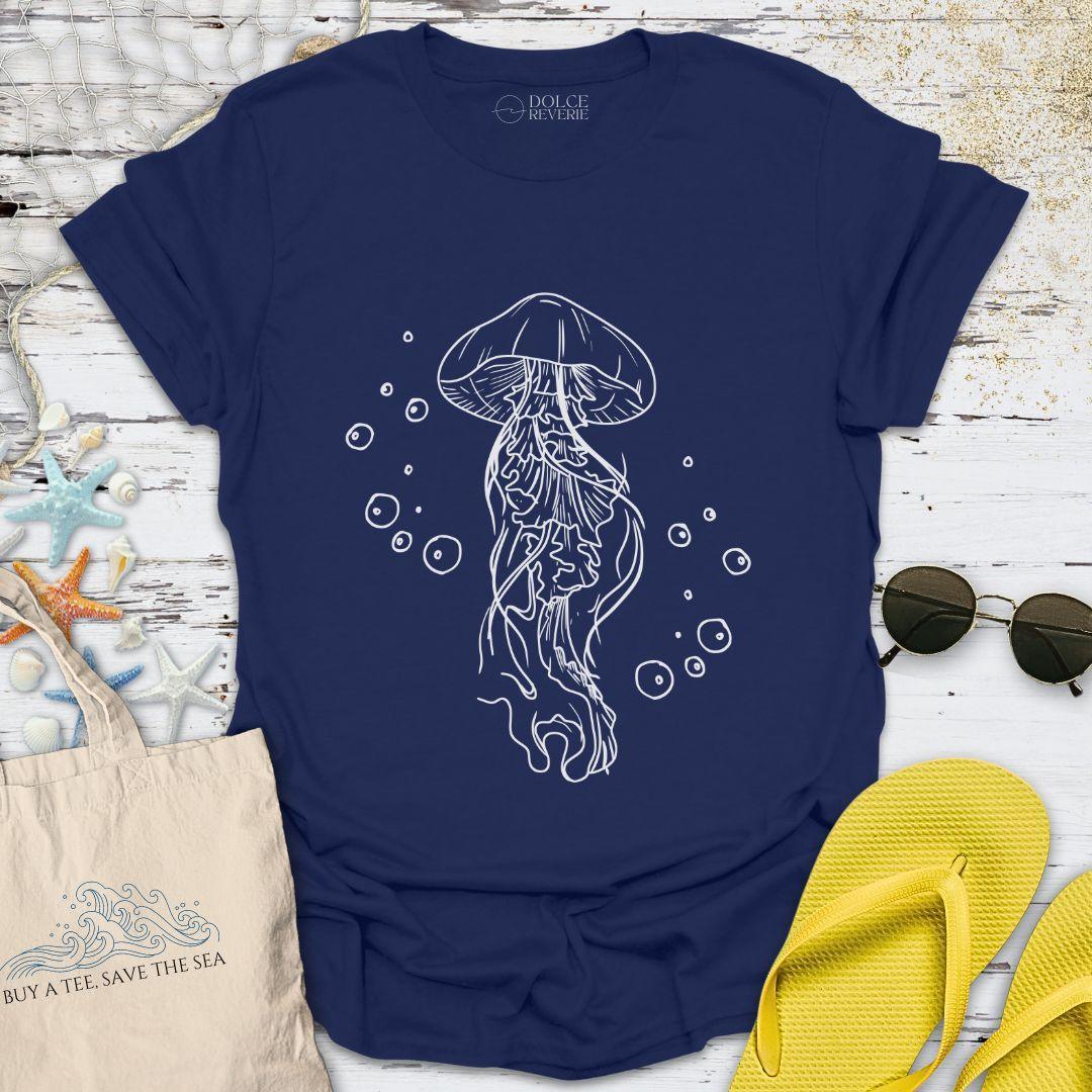 Eco-Friendly Jellyfish T-Shirt | Ocean & Marine Life Apparel Sale ...